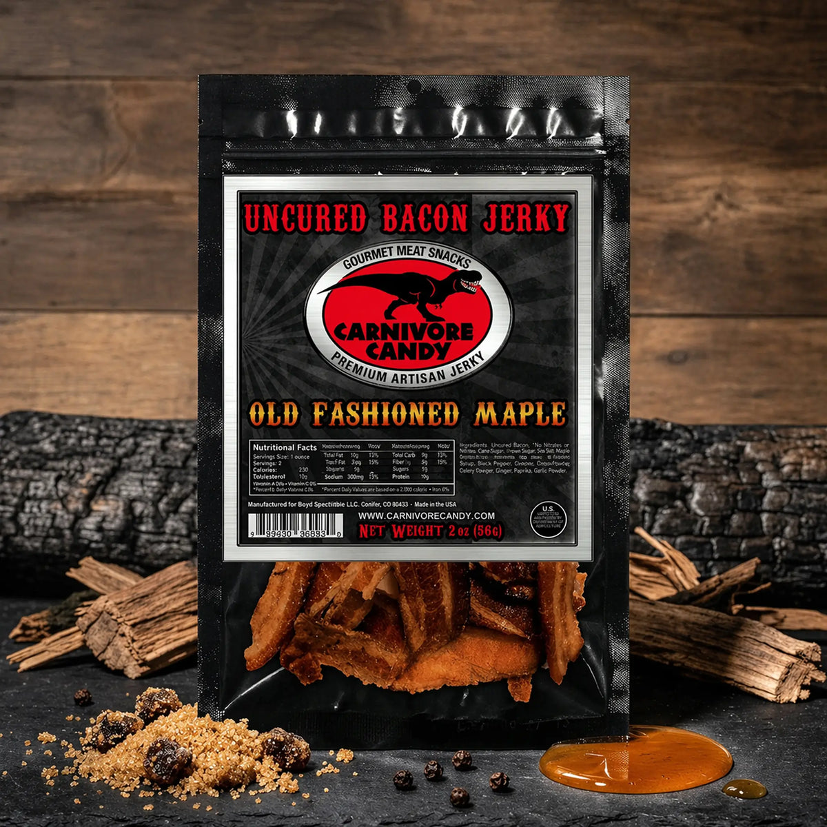 Old Fashioned Maple Bacon Jerky // Manly Man Co® - Manly Man Co.