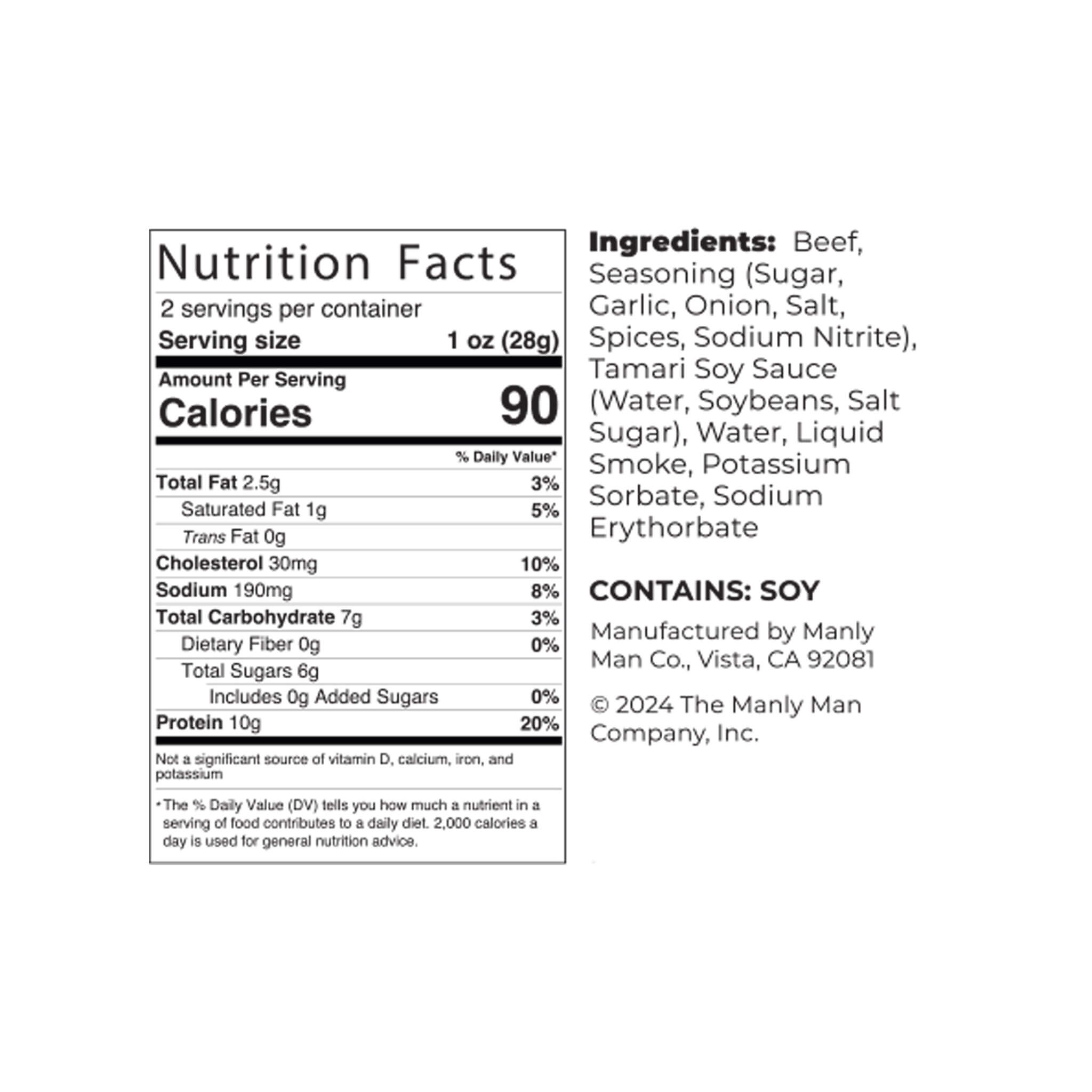 MEAT CARD™ (Edible Greeting Card) // Manly Man Co® - Manly Man Co.