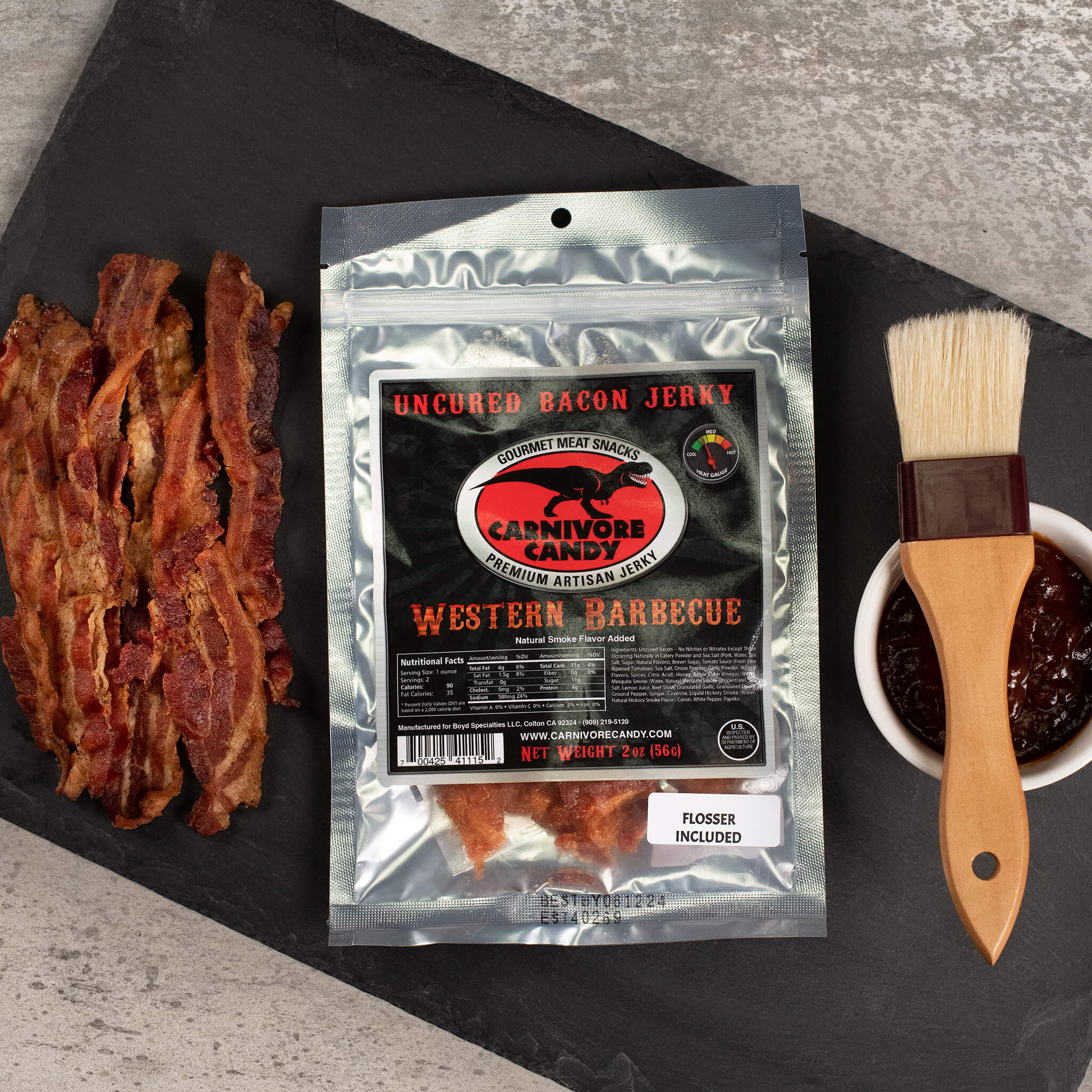 Western Barbecue Bacon Jerky // Manly Man Co® - Manly Man Co.