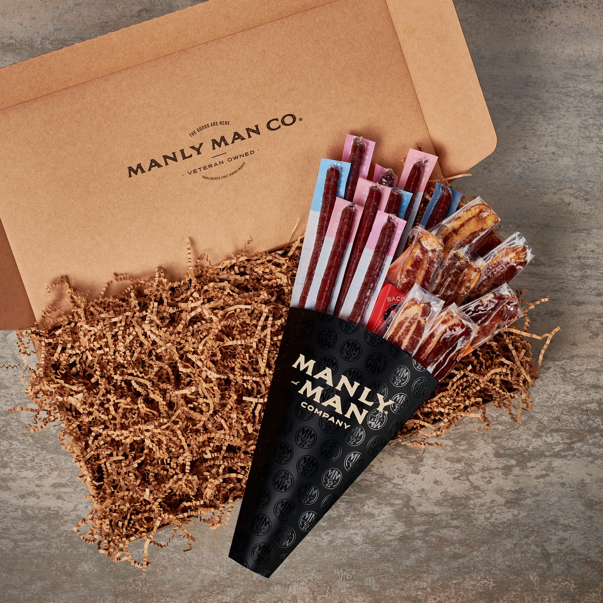 The Meat Bouquet: Beef + Bacon 🥓 Manly Man Co® - Manly Man Co.