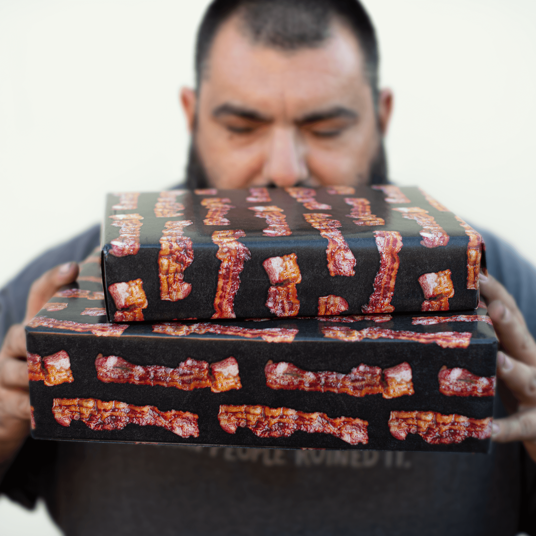 Bacon Scented Gift Wrapping Paper // Manly Man Co® - Manly Man Co.